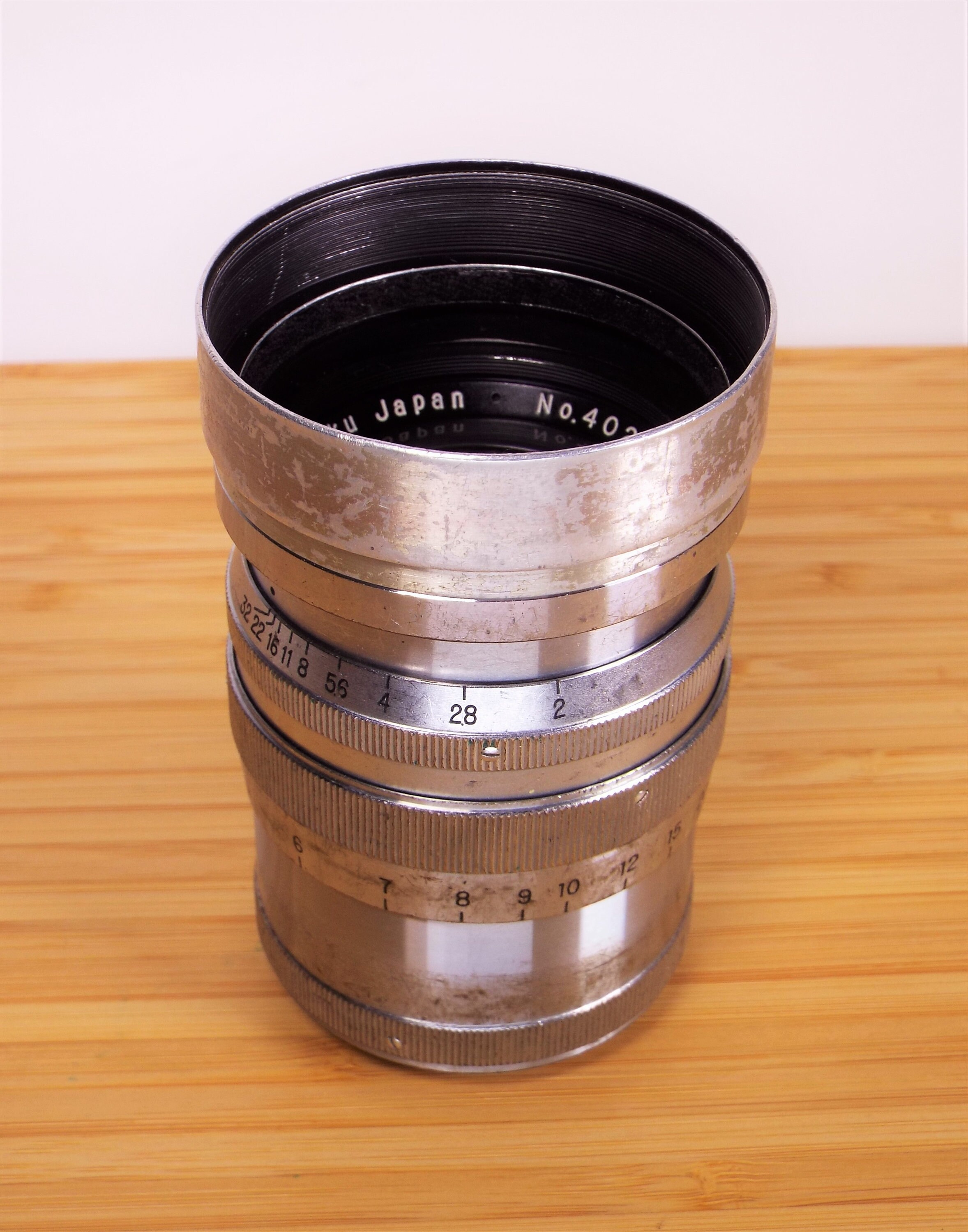 Rare Nippon Kogaku Japan Nikkor-P C 85mm f/2 Portrait Lens with Metal ...