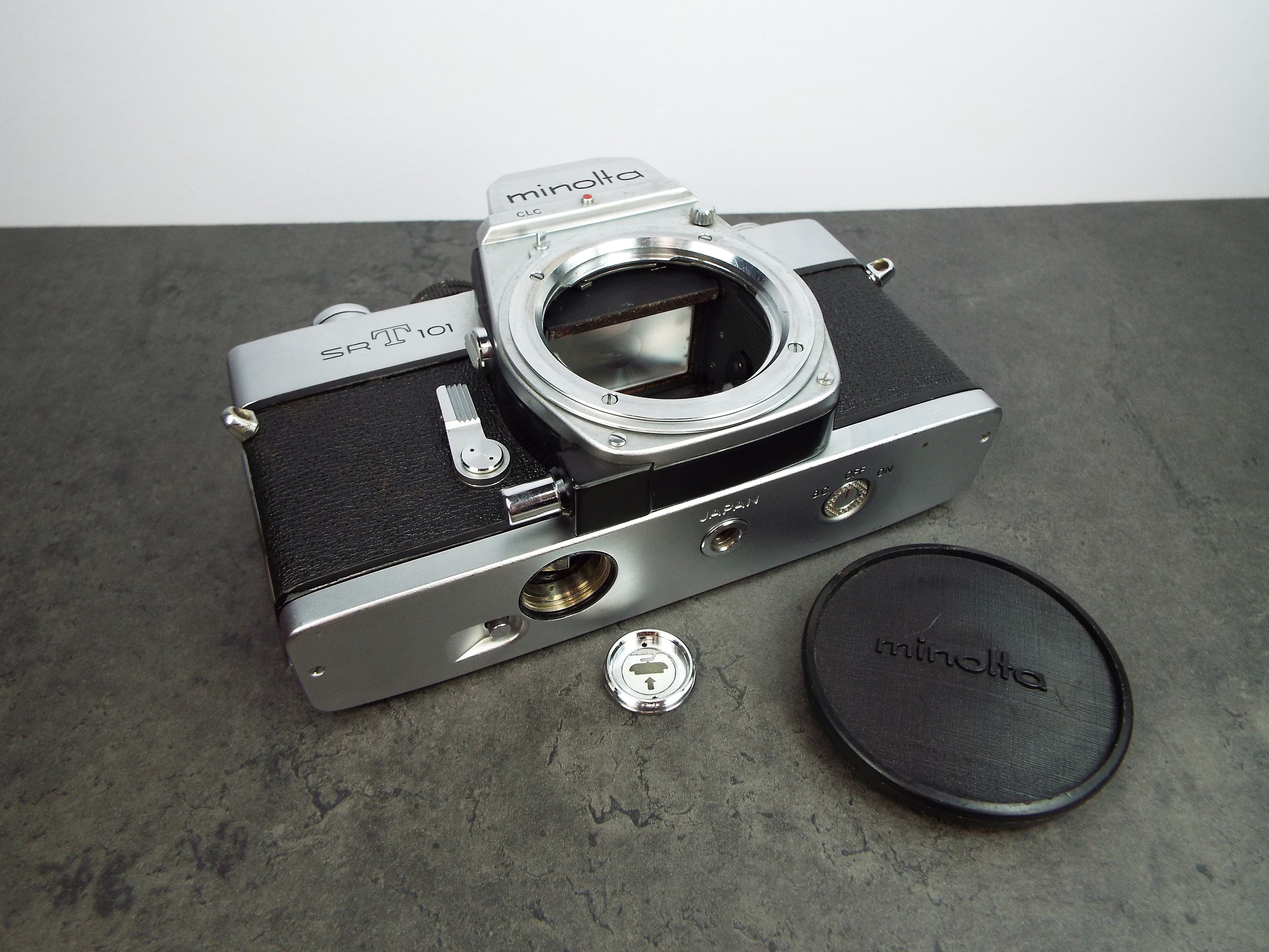 Minolta SRT 101 35mm SLR Film Camera - Fully Working - Accurate Meter ...