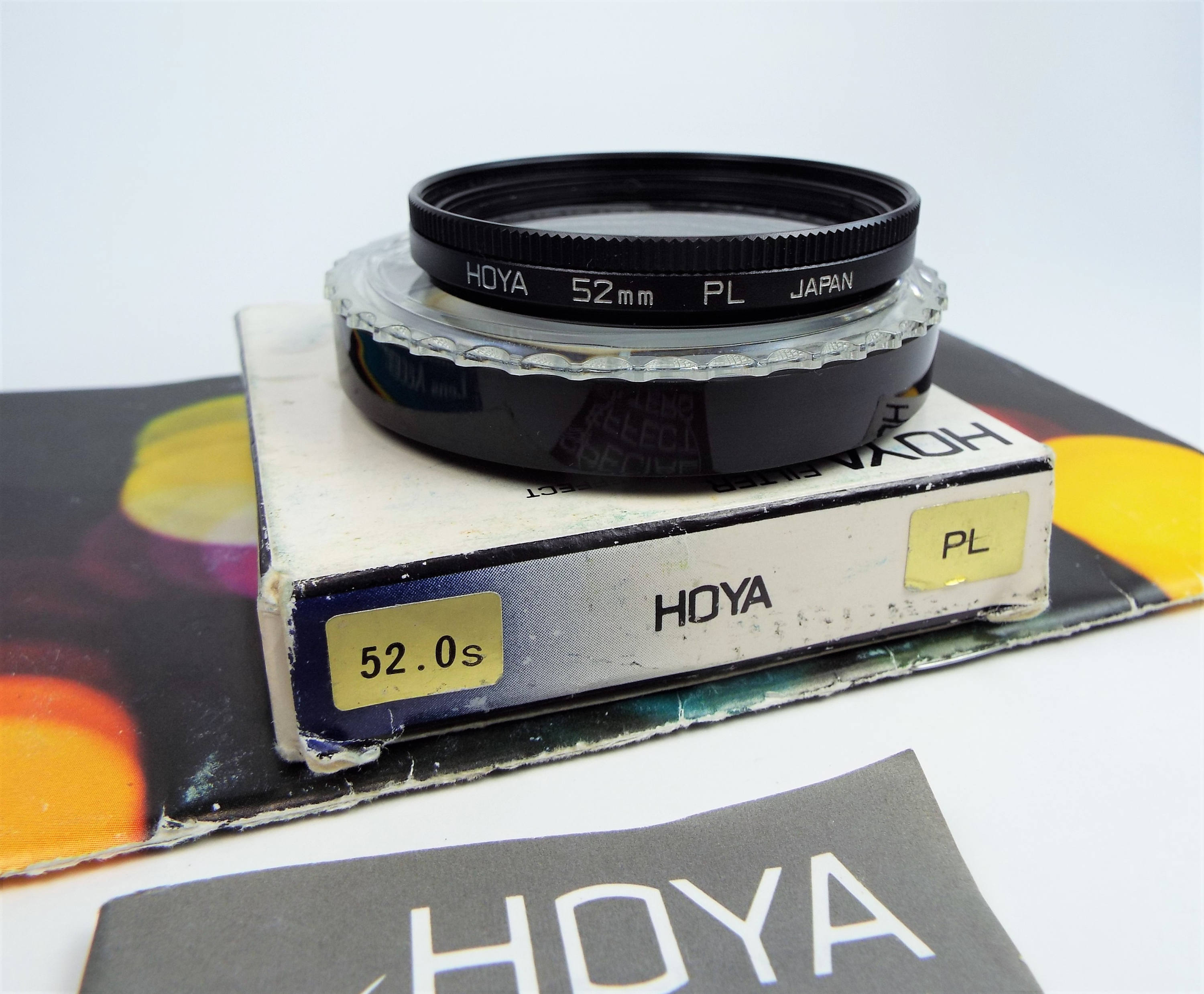 Hoya PL 52mm Metal & Glass Polarizer Filter - Japan - Original Box and ...
