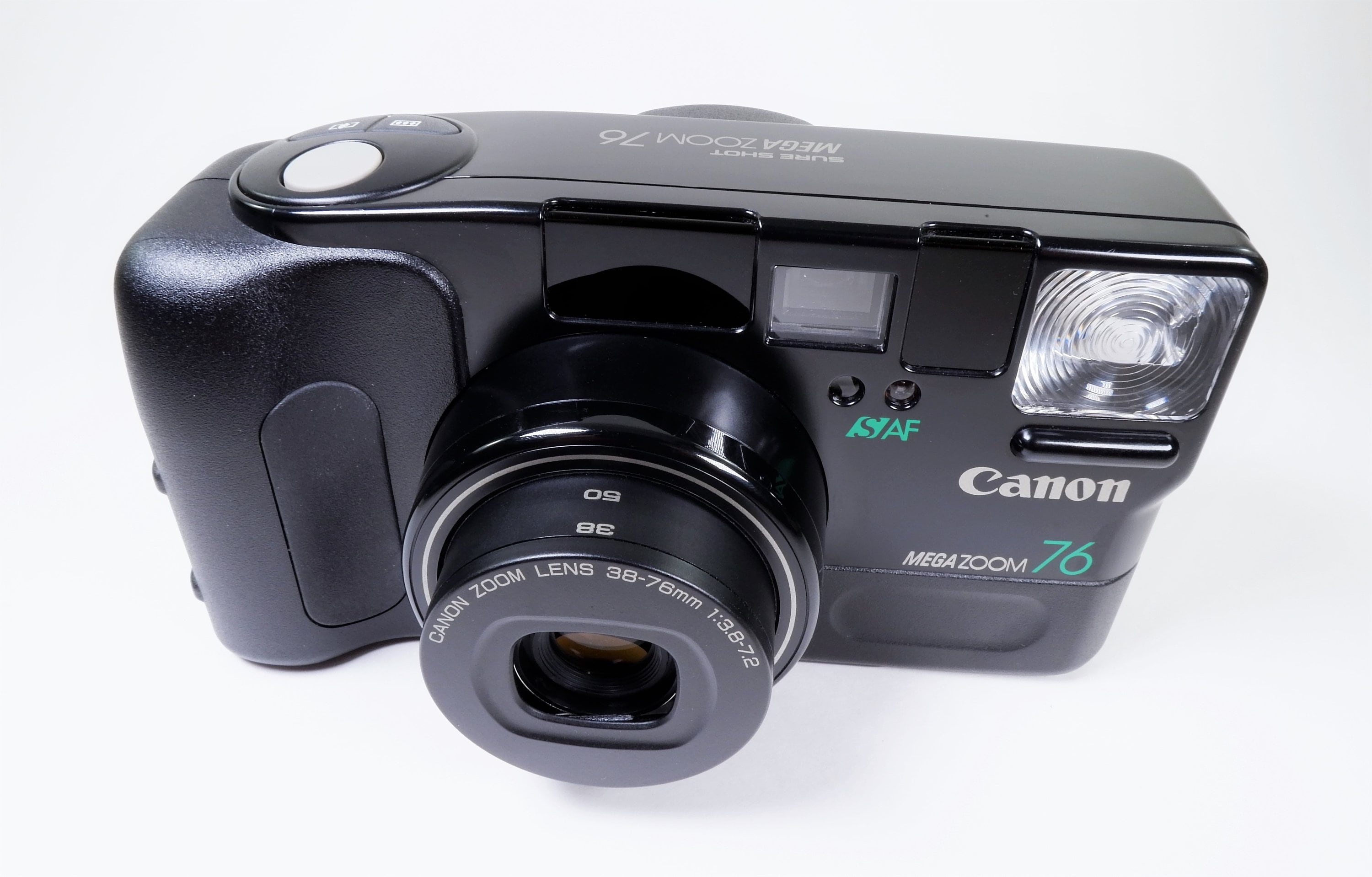 Canon Sure Shot MegaZoom 76 Compact 35mm Film Camera - Canon Zoom Lens ...