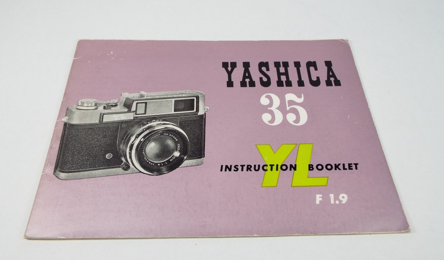 Yashica (Nicca) 35 mm YL Rangefinder Camera Owner's Manual - Original ...