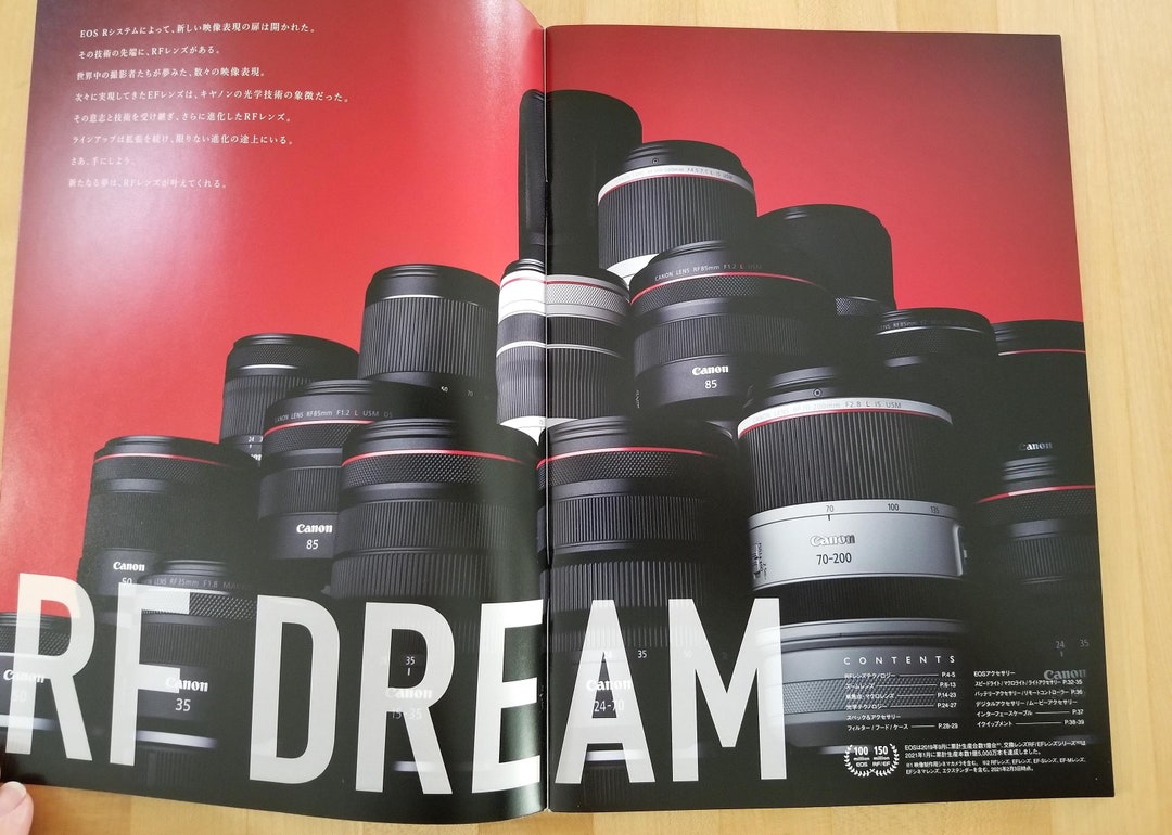 Guia de acessórios para lentes Canon RF e EOS RF Dream - Brochura ...