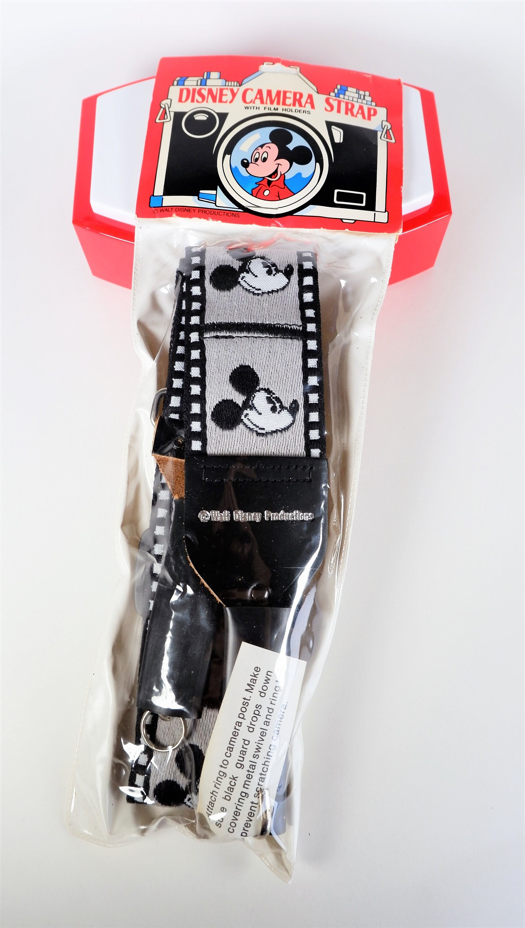 NIP Genuine Bobby Lee Walt Disney Productions Mickey Mouse Camera Strap ...