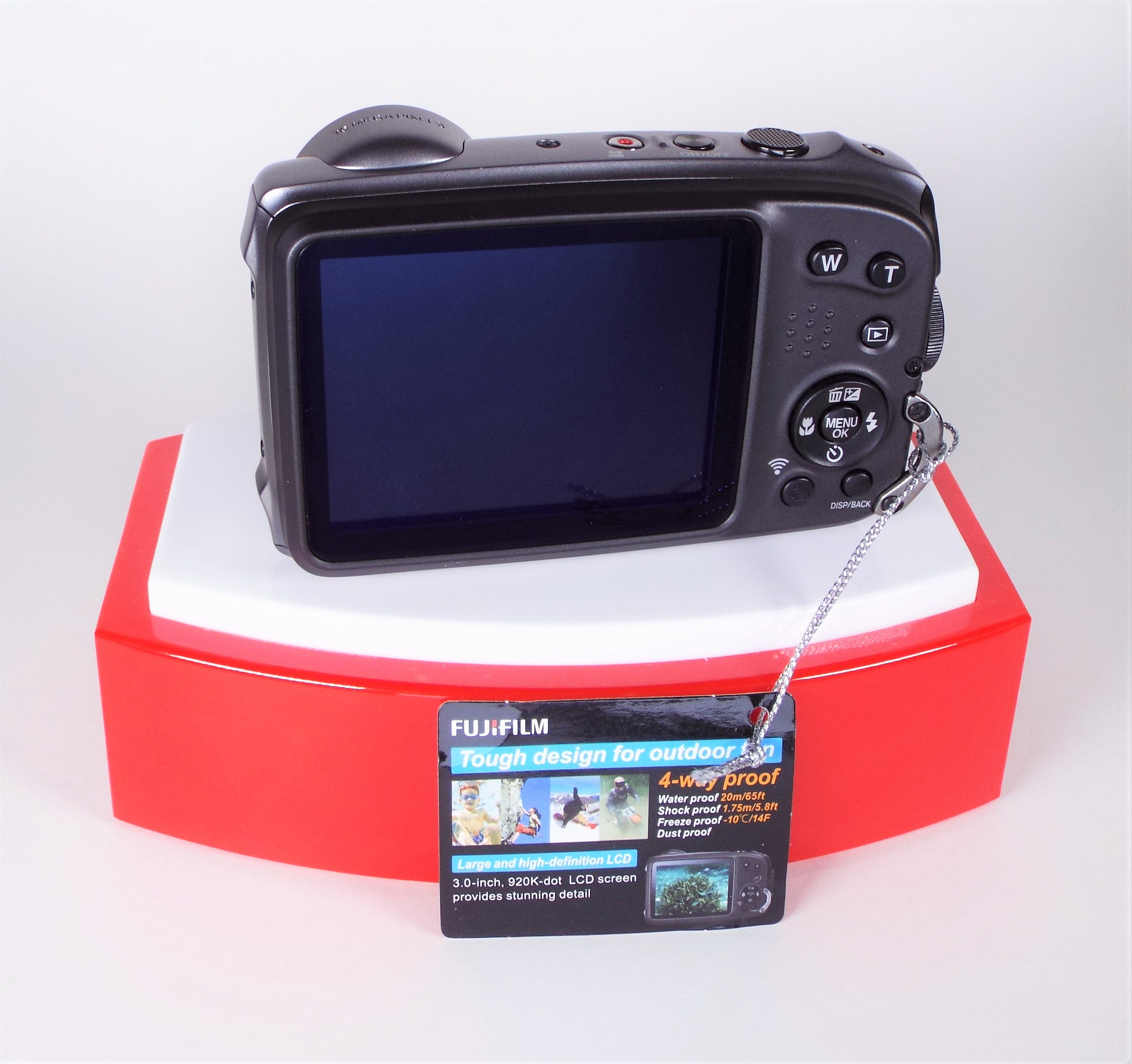 Fujifilm FinePix XP135 Waterproof Digital Action Camera Set - New in the Box - 16MP - Dark ...