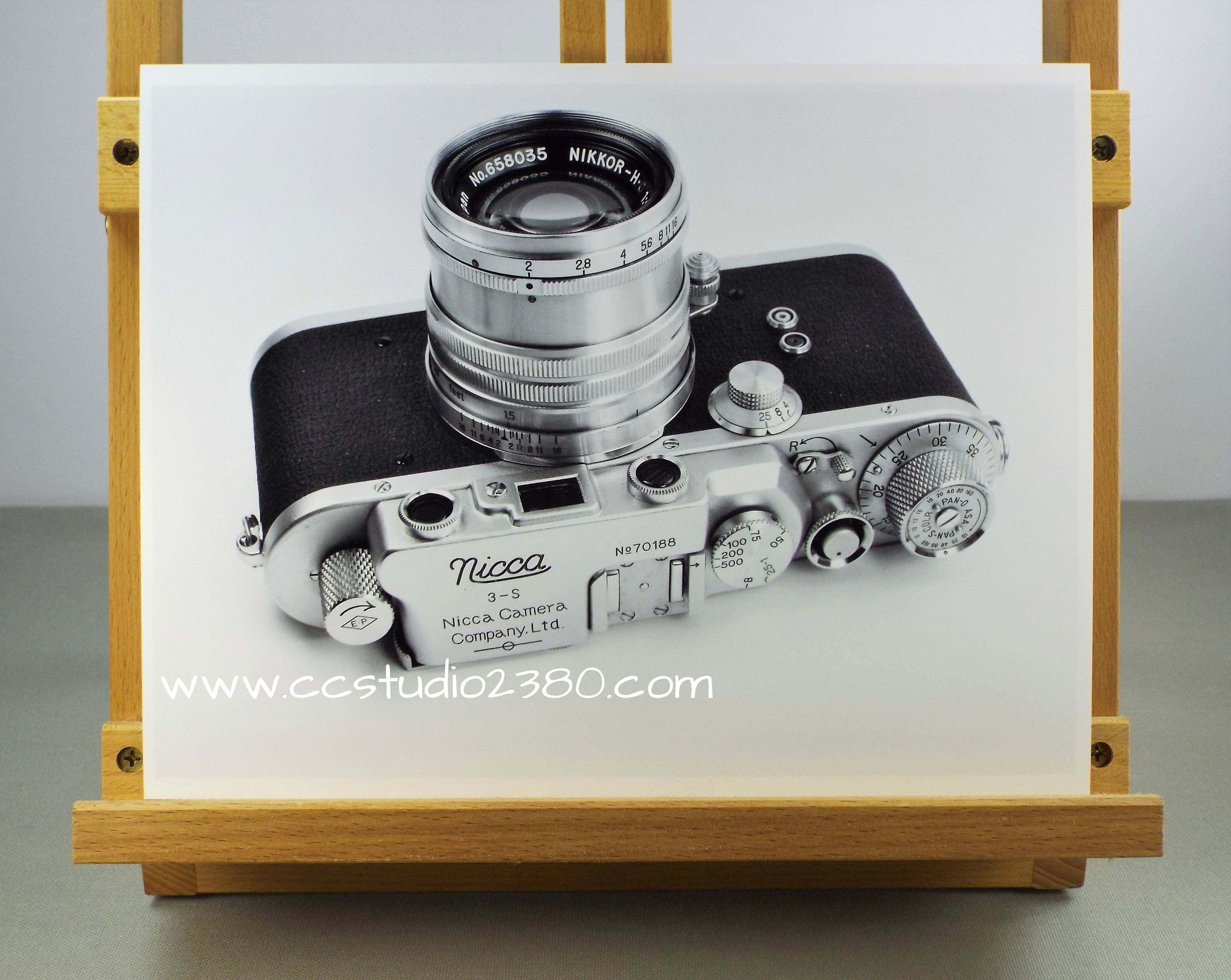 Rare 1950s Nicca Film Camera Fine Art Print - 8.5 x 11 in - Unframed ...