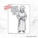 Padre Pio Coloring Page: Catholic Saint Art (digital PDF) - Etsy