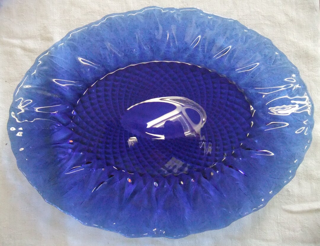 Avon Royal Sapphire Serving Platter - Etsy