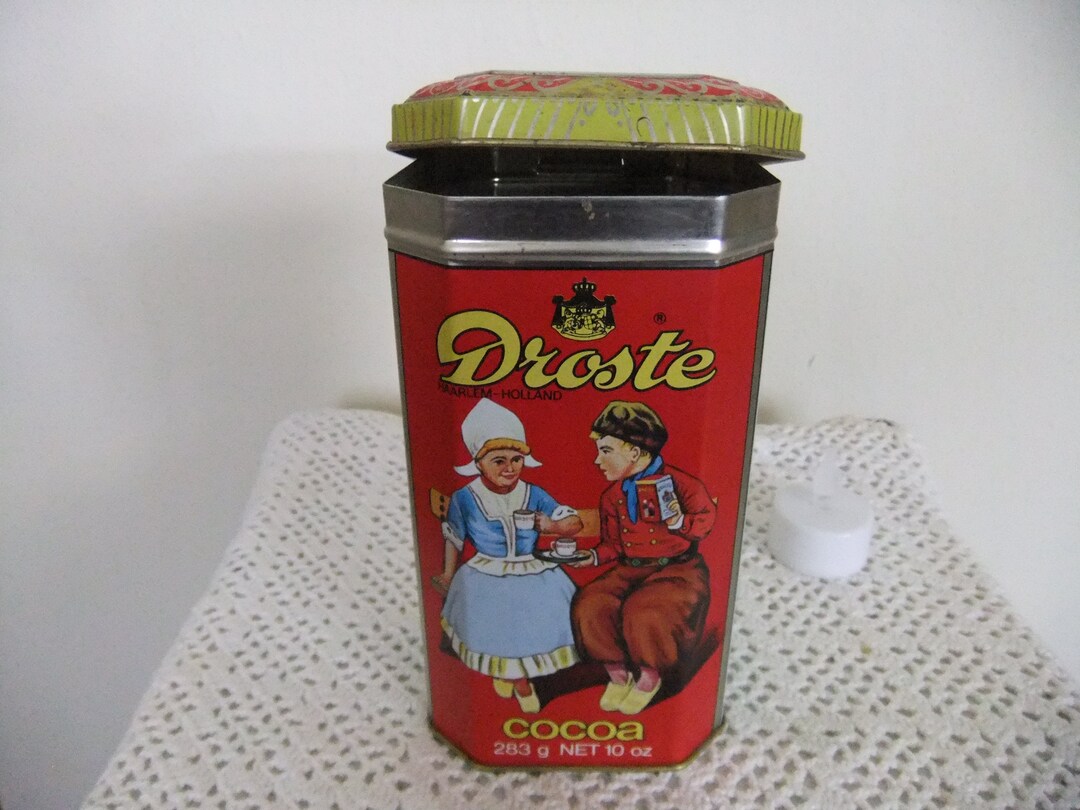 Droste Dutch Chocolate 10 Oz. Tin, 1984 - Etsy