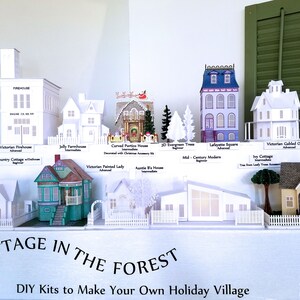 Gingerbread Tudor: Pre-cut House Kit to Make Your Own Miniature Putz ...