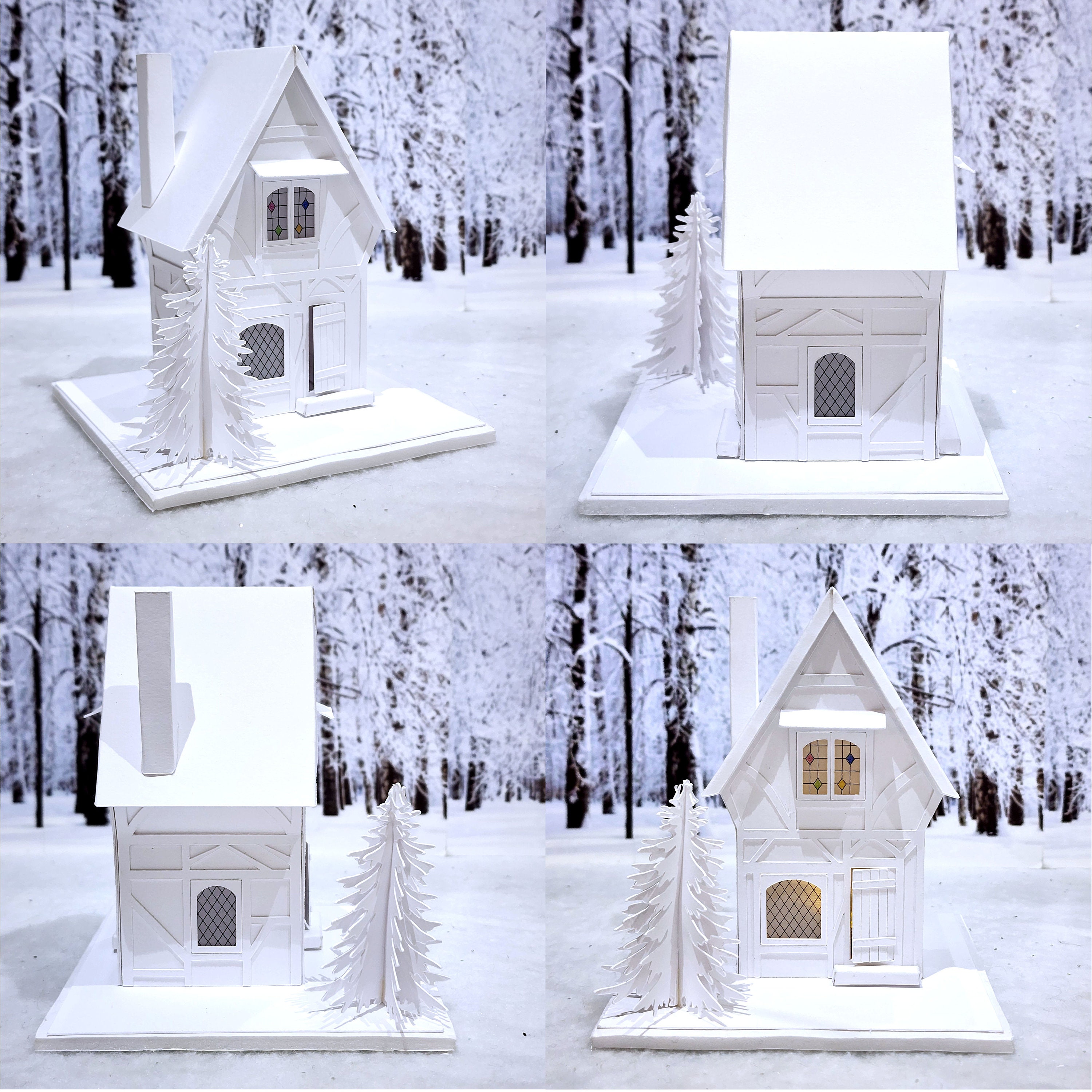 Gingerbread Tudor: Pre-cut House Kit to Make Your Own Miniature Putz ...