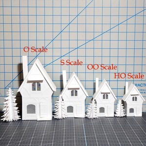 Gabled Octagon House: Pre-cut House Kit to Make Your Own Miniature Putz ...