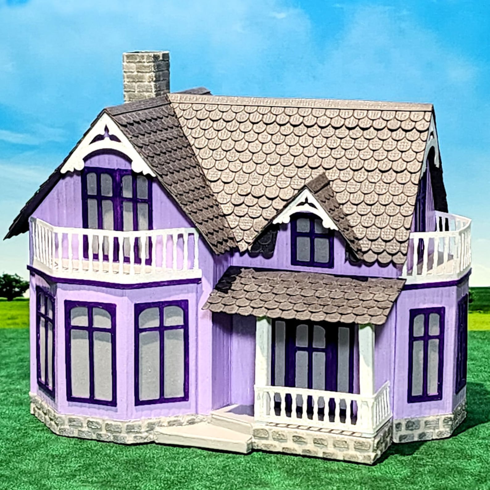 Gull Cottage: Pre-cut House Kit to Make Your Own Miniature Putz Style ...
