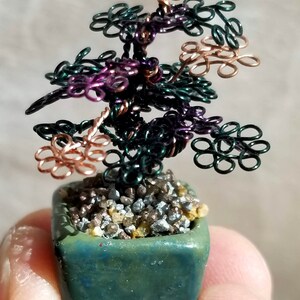 Miniature Wire Bonsai Tree - Etsy