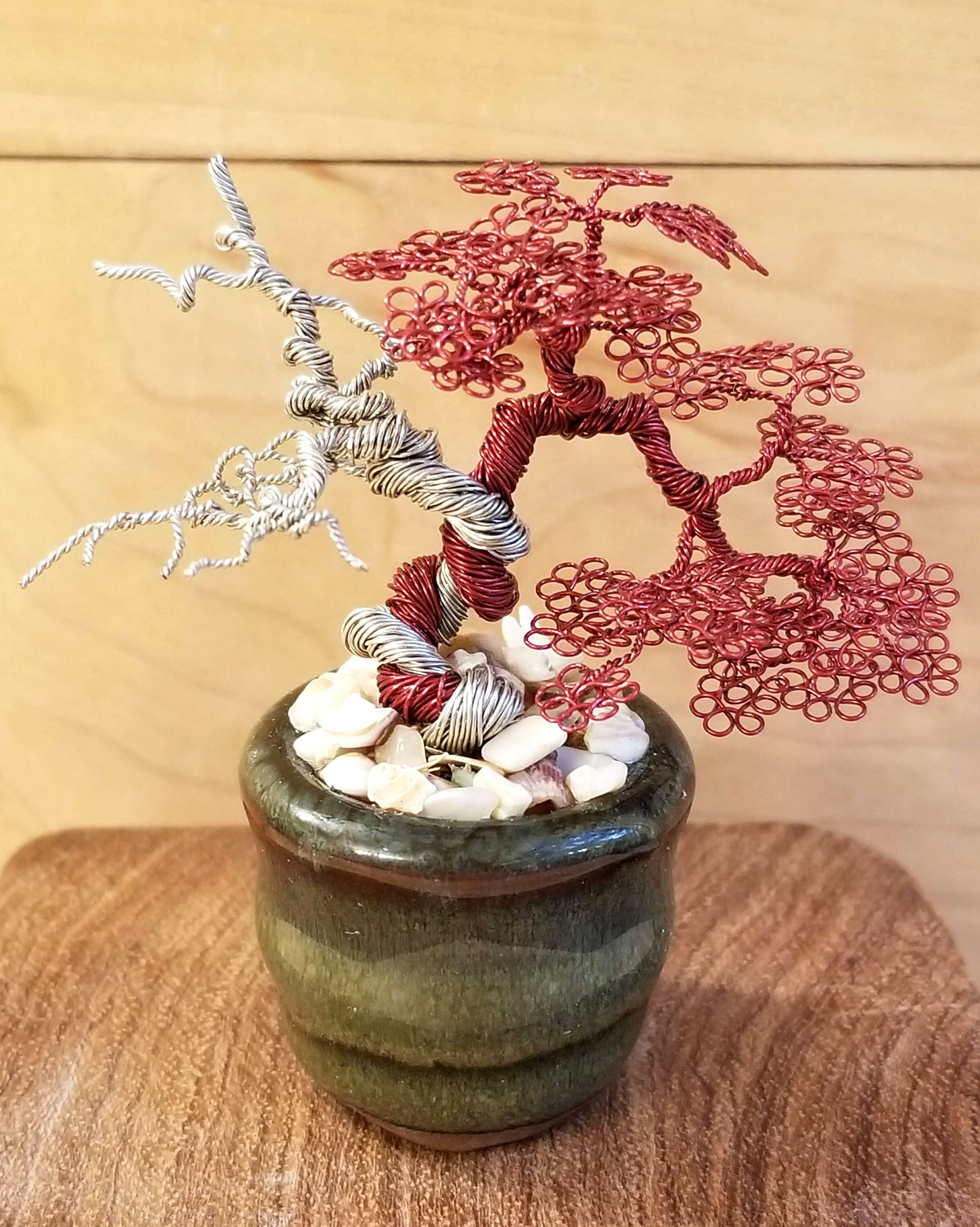 Sharimiki Miniature Wire Bonsai Tree - Etsy
