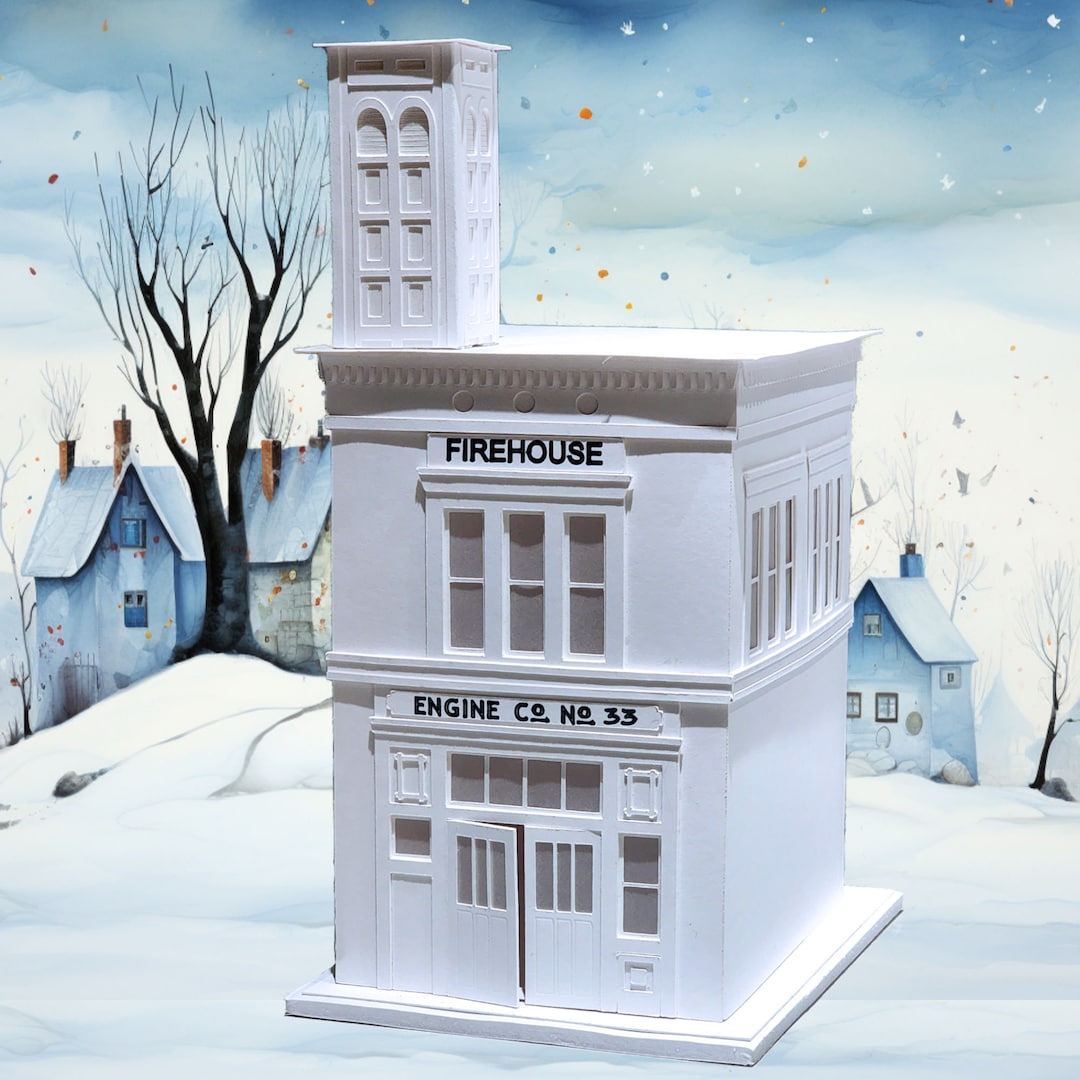 Victorian Firehouse: Pre-cut Building Kit to Make Your Own Miniature ...