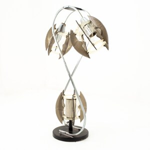 Paul Secon for Sompex Mid Century String and Chrome Lamp - Mcm - Etsy