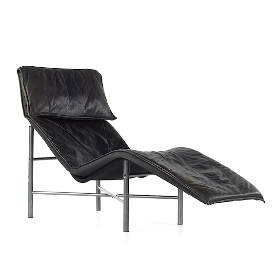 Early Tord Bjorklund for IKEA Mid Century Chaise Leather Lounge Chair mcm Etsy