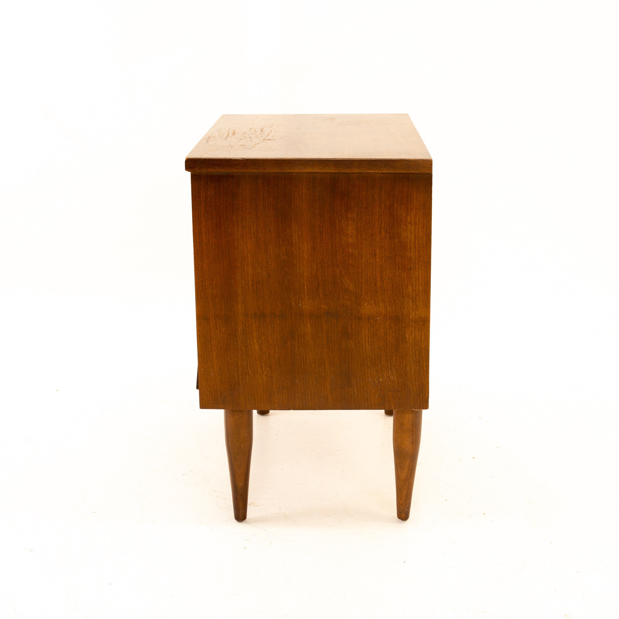Mid Century Walnut Nightstand Mcm - Etsy