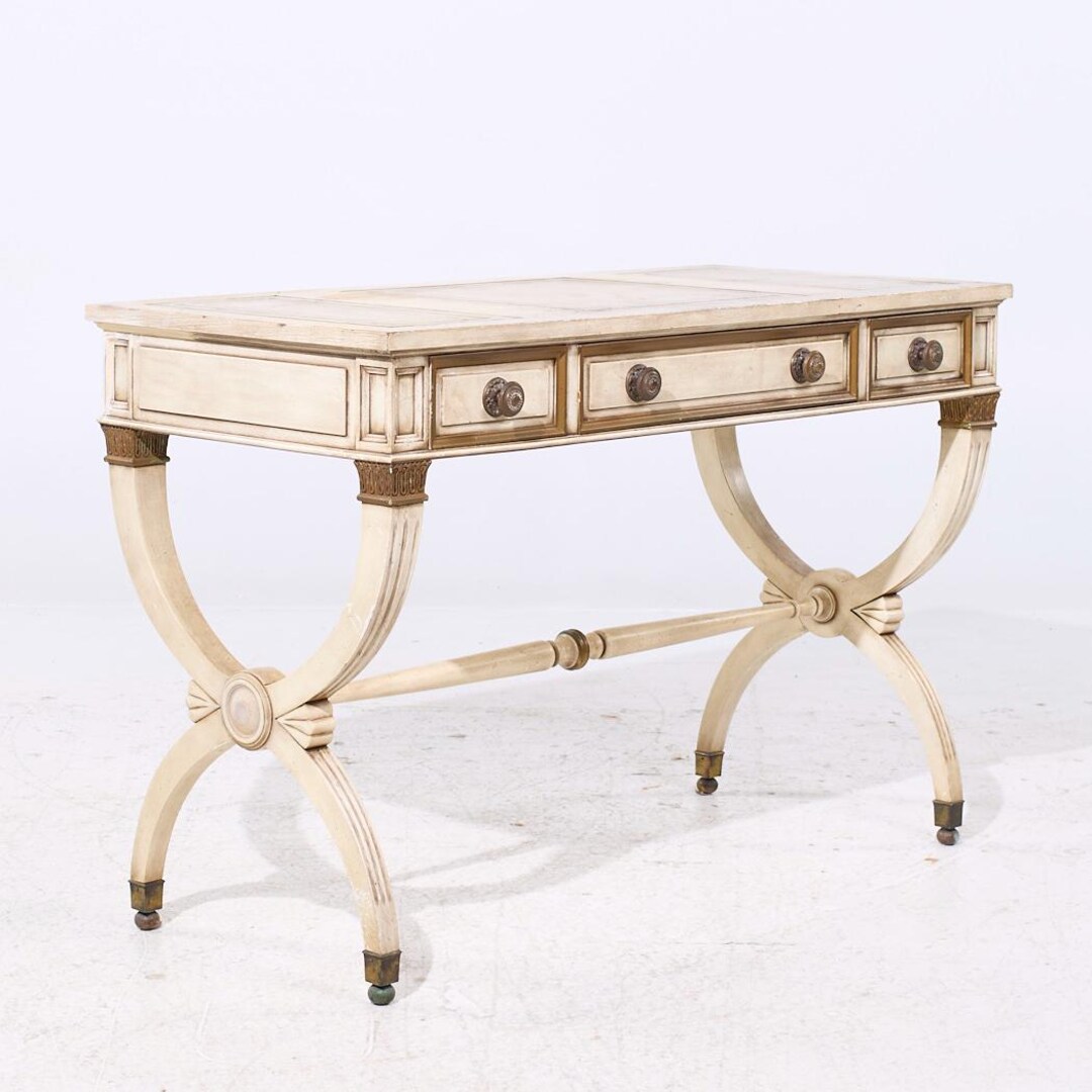 Karges Regency Style X Base Writing Desk - Etsy