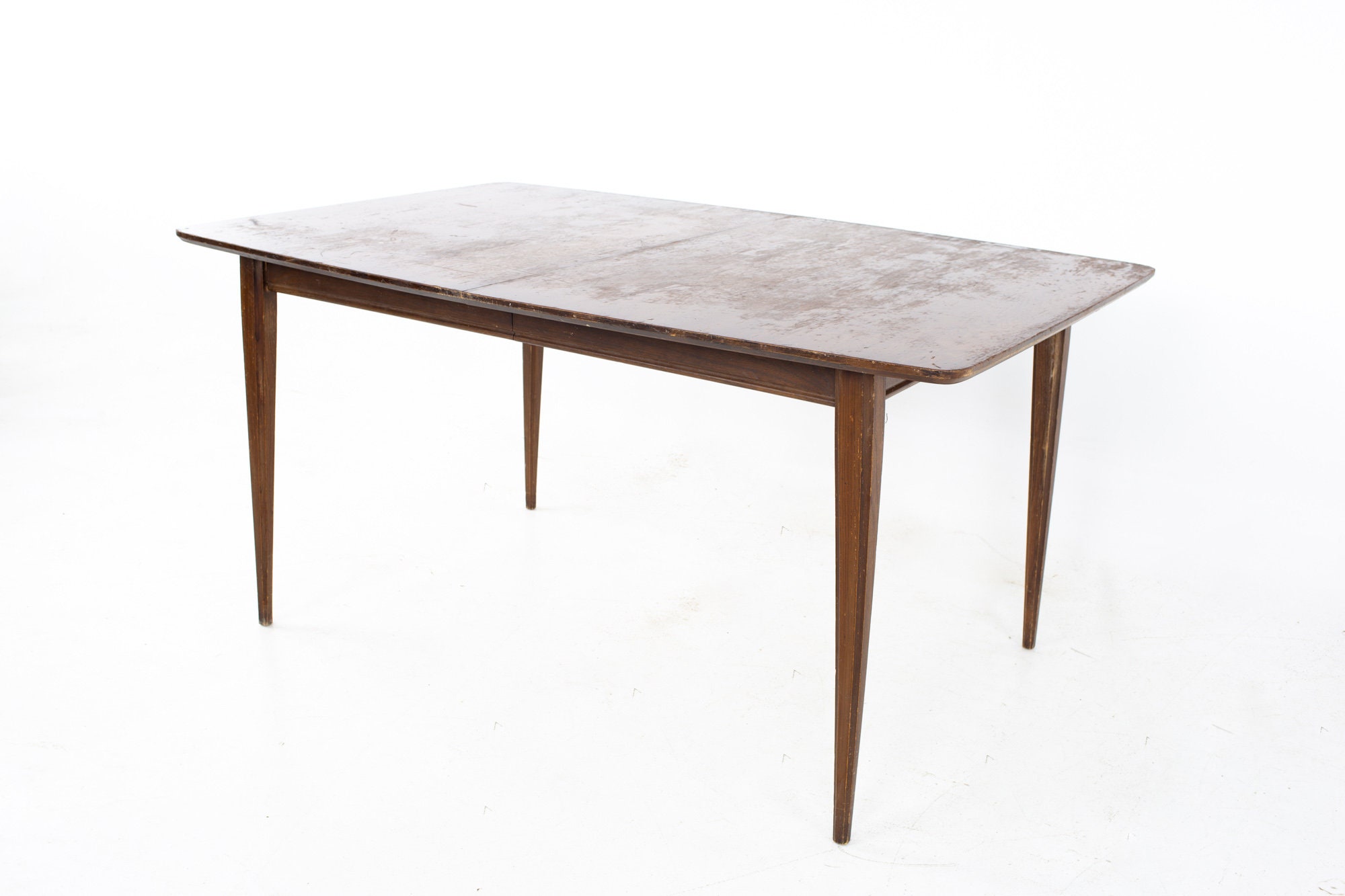 Craddock Furniture Mid Century Walnut Surfboard Dining Table - Etsy