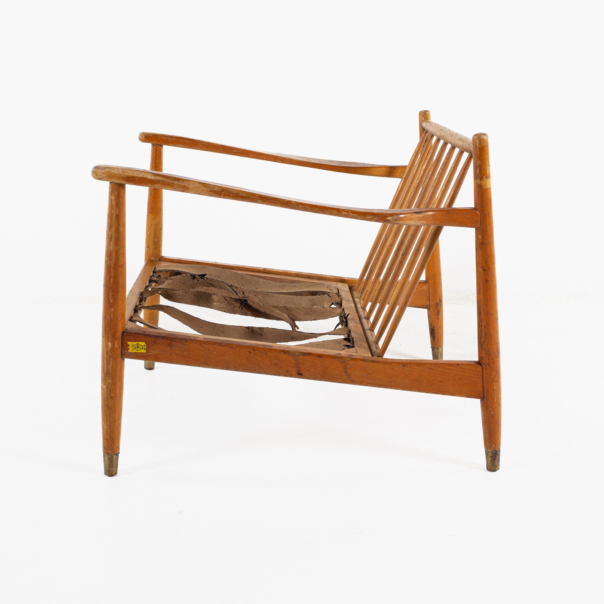Viko Baumritter Mid Century Walnut Lounge Chair - No Cushions - Mcm - Etsy