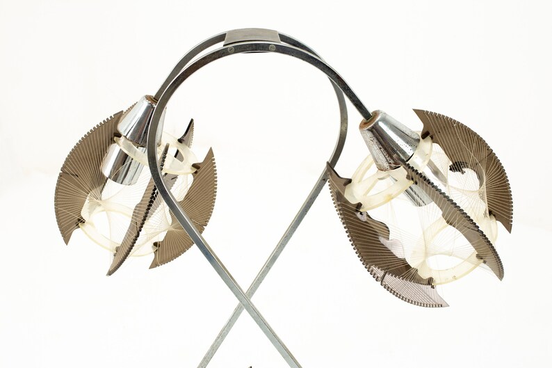 Paul Secon for Sompex Mid Century String and Chrome Lamp Mcm - Etsy