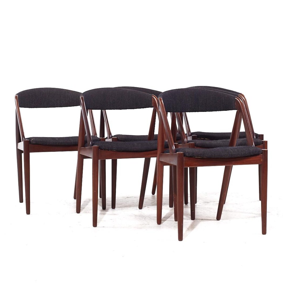 Kai Kristiansen Model 31 Mid Century Danish Teak Dining Chairs - Set of ...