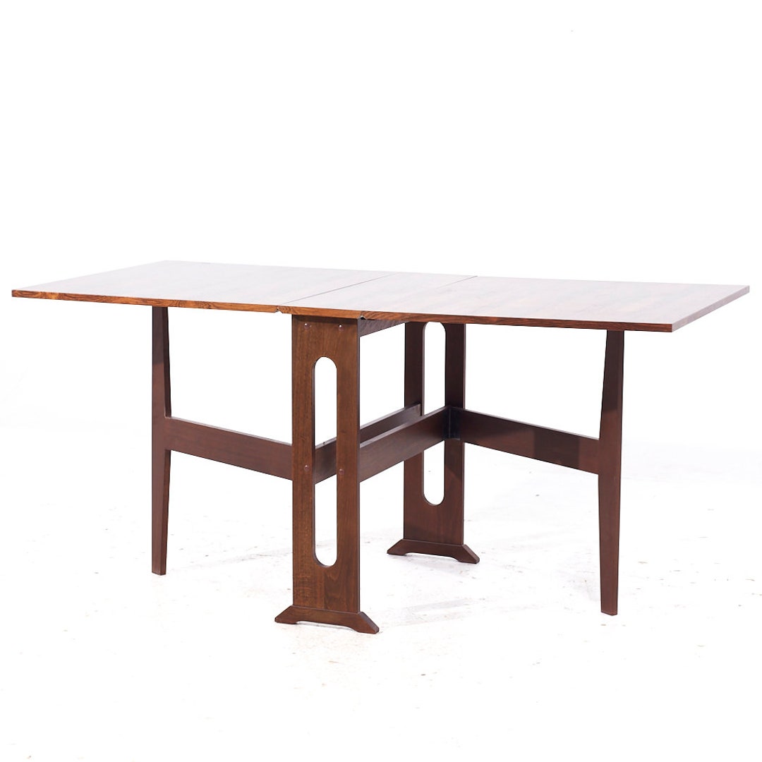 Mid Century Danish Rosewood Gate Leg Dining Table - Mcm - Etsy