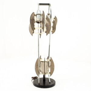 Paul Secon for Sompex Mid Century String and Chrome Lamp - Mcm - Etsy