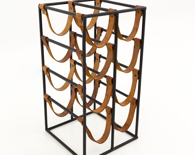 Arthur Umanoff Mid Century Modern Small Iron Wine Rack Mcm - Etsy