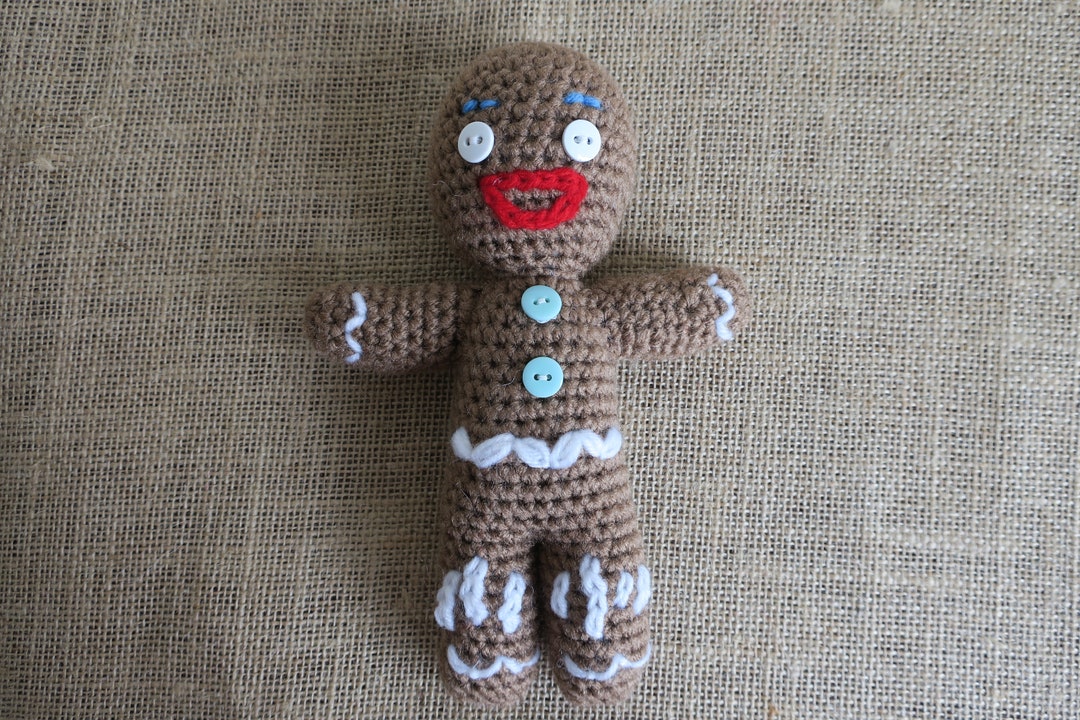 Crochet Gingy Inspired Toy Shrek Fiona Gingerbread Man Muffin Man ...