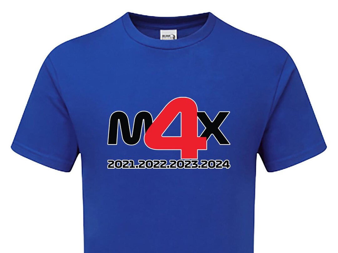 4 Time World Champion 1 VER Holland Unofficial F Fanmade Tshirt ...