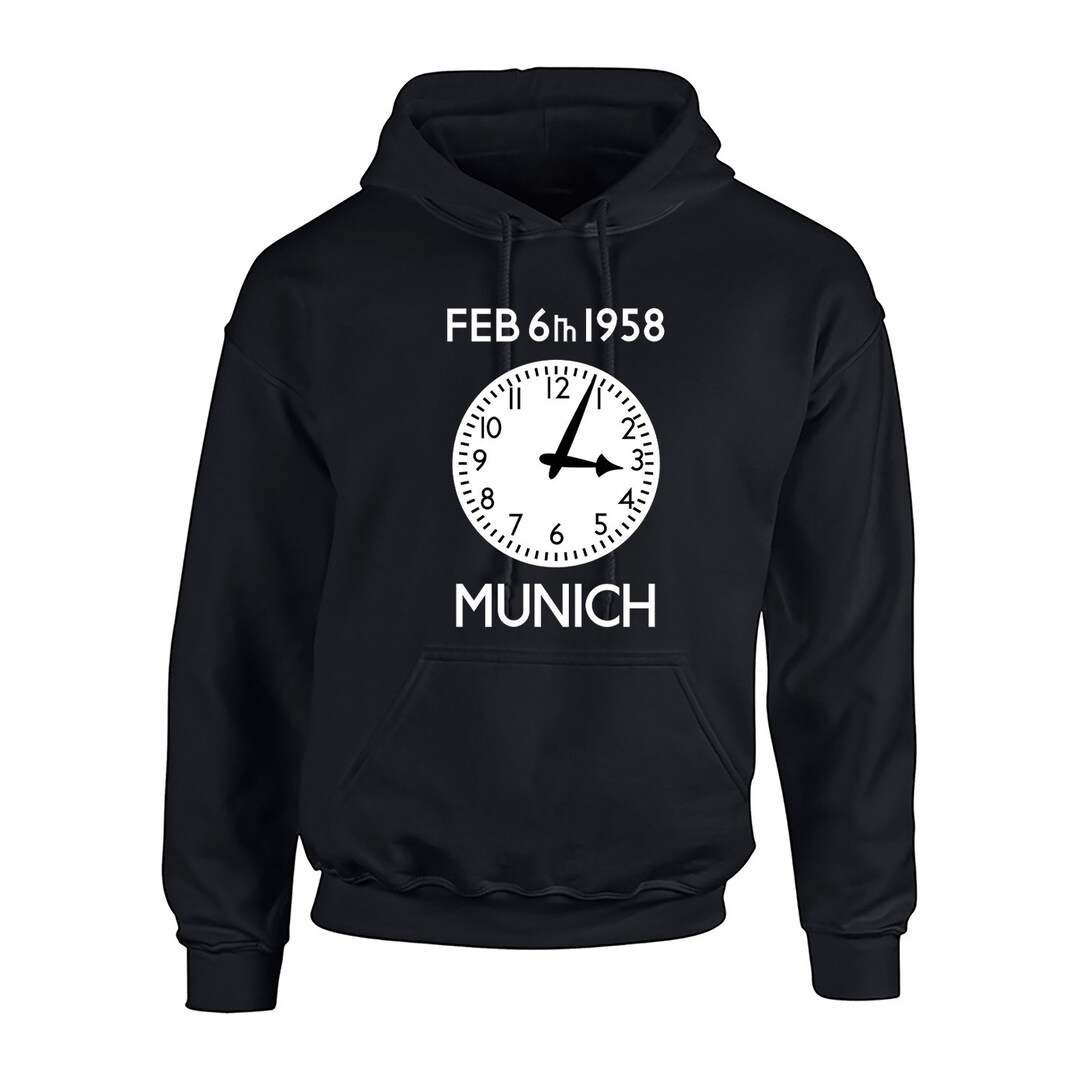 Munich Clock LARGE United Fanmade Hoodie Fanmade Hoodie Sweatshirt - Etsy