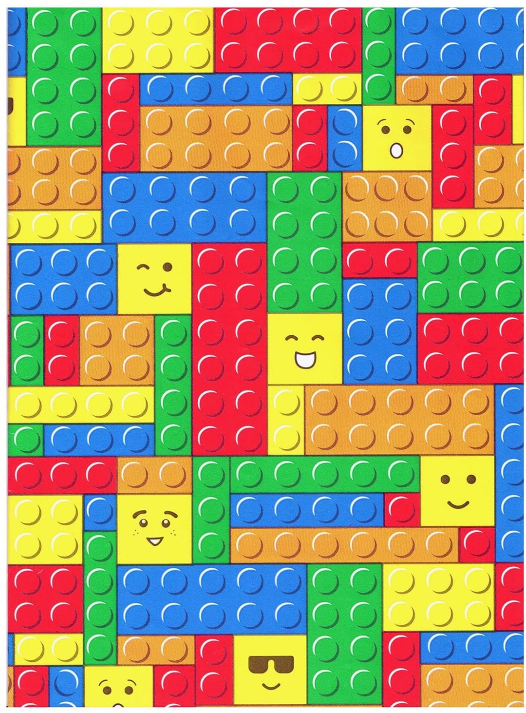 TOY BLOCKS BRICKS Christmas Gift Wrap 2 Sheets & 2 Tags - Etsy