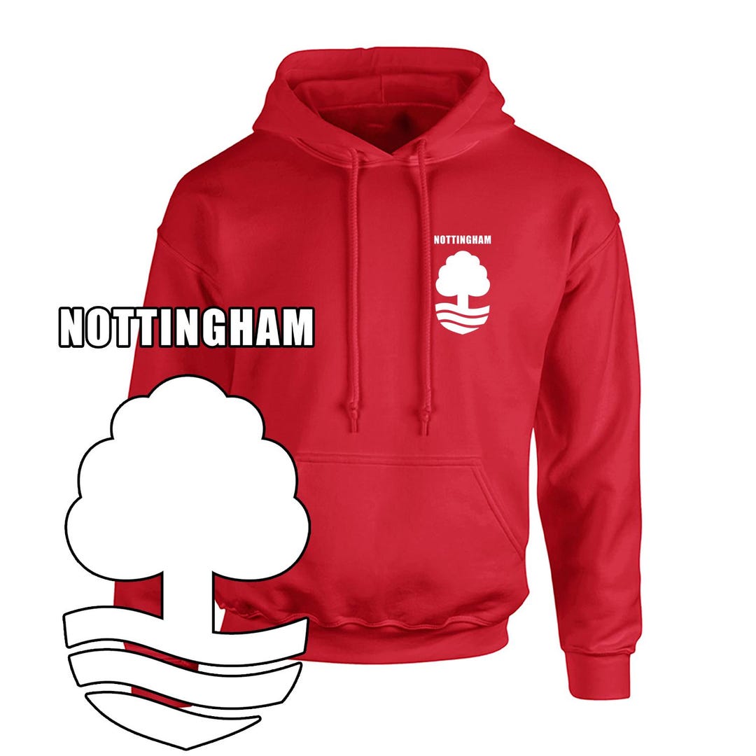 Nottingham Pocket Crest Fanmade Hoodie Mens & Womens Unofficial ...