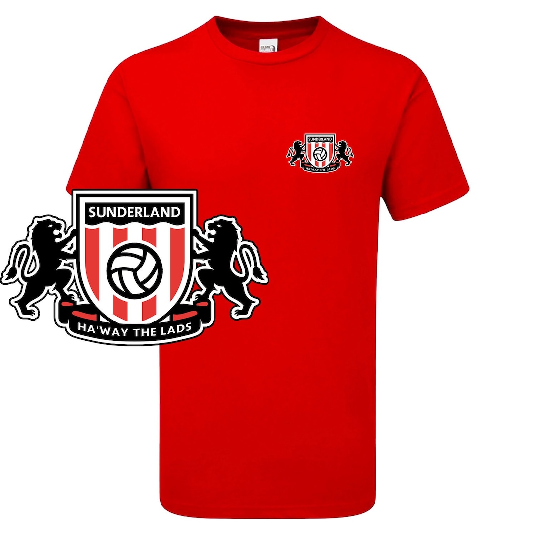 Sunderland Pocket Crest Fanmade Tshirt Unofficial Merchandise MENS - Etsy