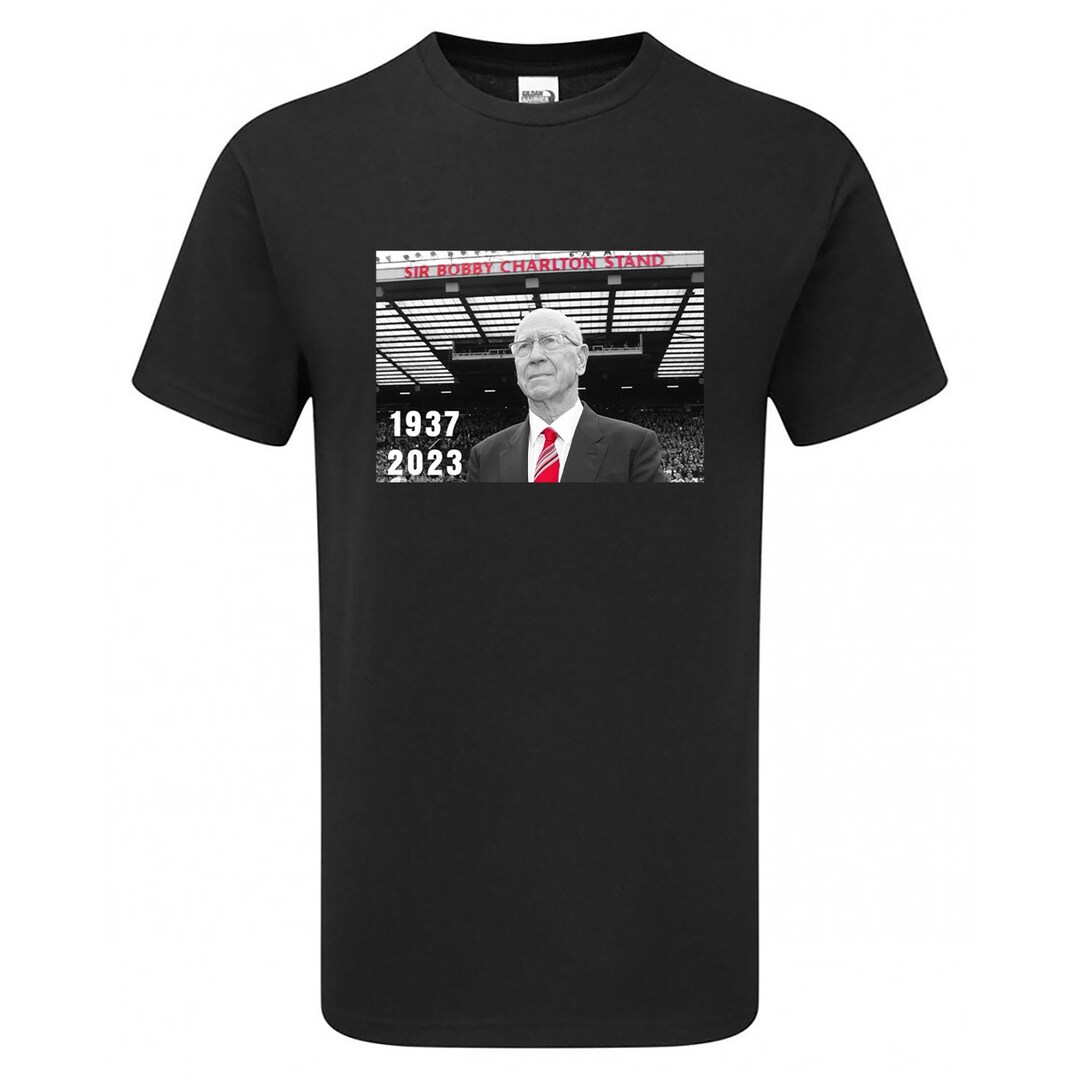 1937-2023 Sir Bobby Charlton 9 United Tshirt Mens Fanmade Merchandise ...