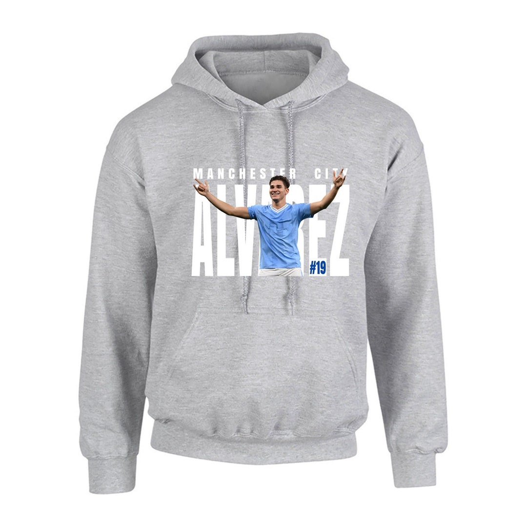 Julian ALVAREZ 19 HOODIE City Mens & Womens Fanmade Merchandise ...
