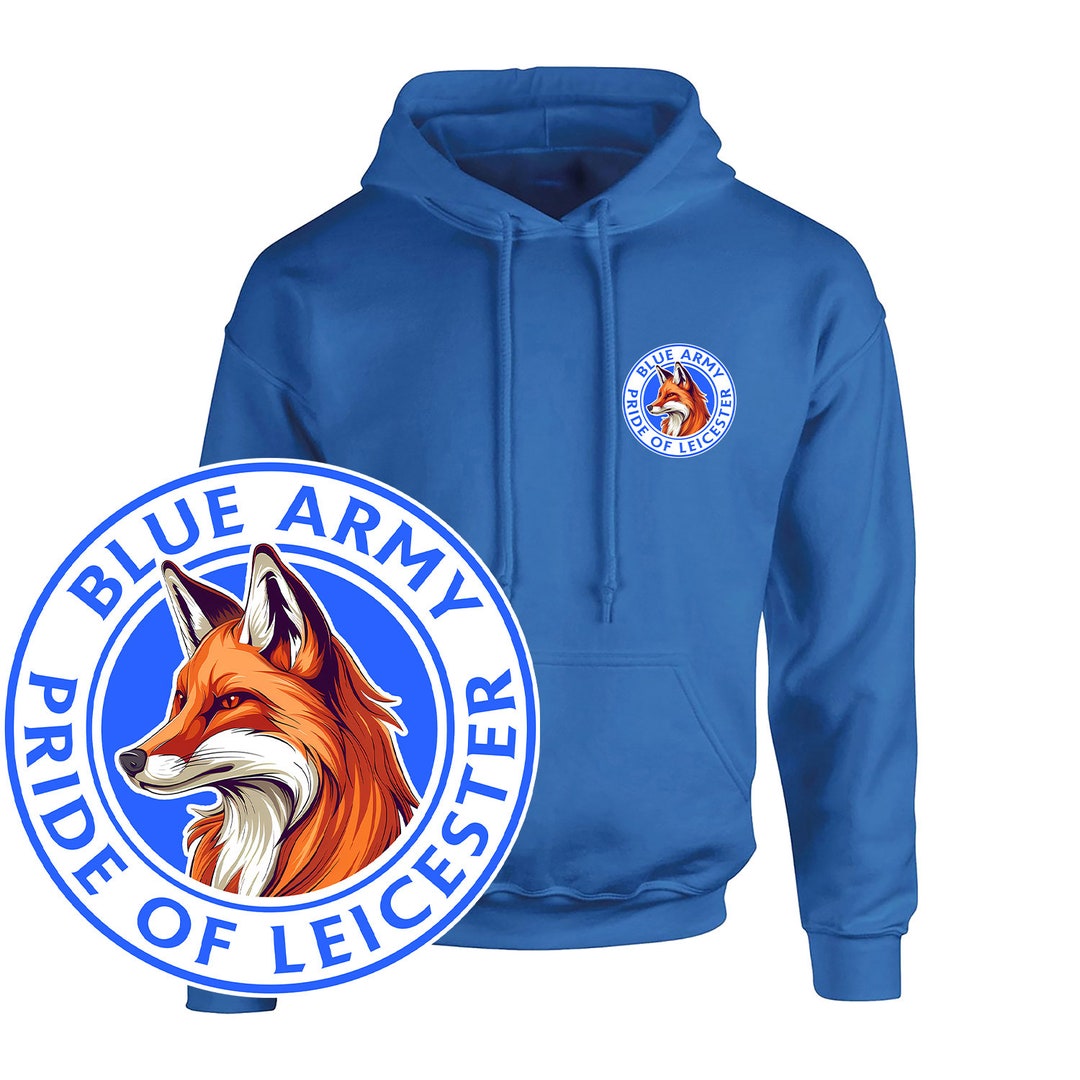 Leicester Pocket Crest HOODIE Fanmade Merchandise Mens & Womens - Etsy
