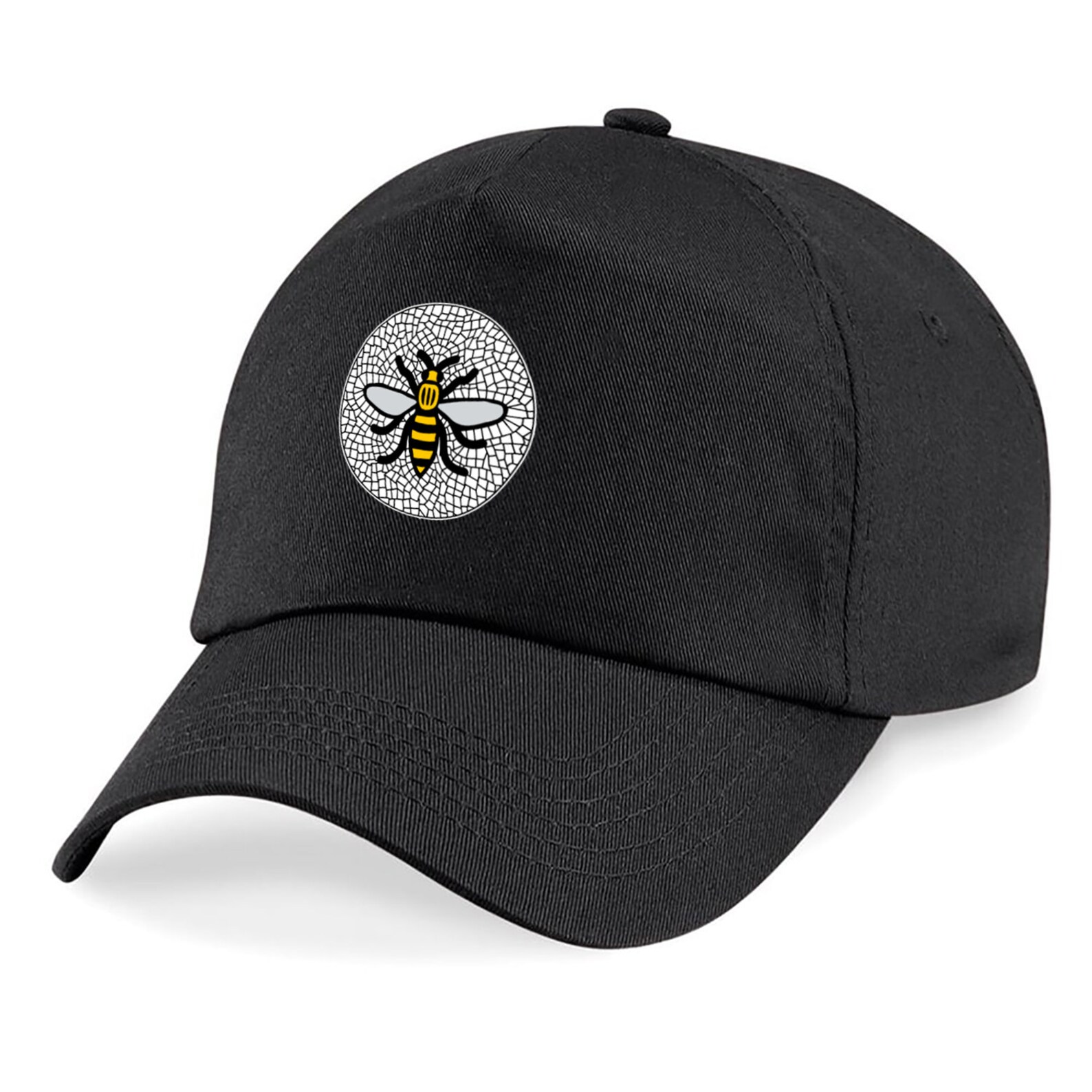 Manchester Yellow Bee Printed Logo CAP City United Manc Mancunian - Etsy