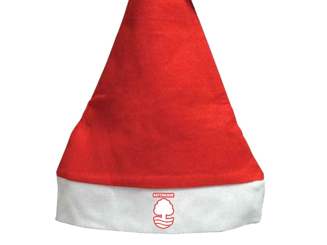 Nottingham Crest Unofficial Santa Hat Fanmade Merchandise Printed Logo ...