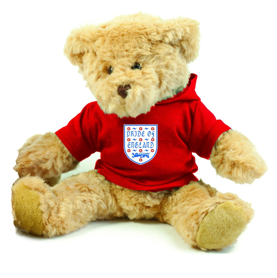 England Crest Teddy Bear Unofficial Stuffed Soft Plush Toy - Etsy