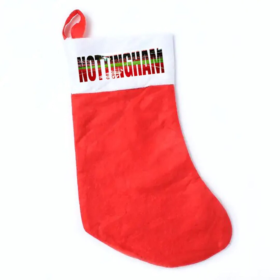 NOTTINGHAM Stadium Stocking Fanmade Christmas Merchandise - Etsy