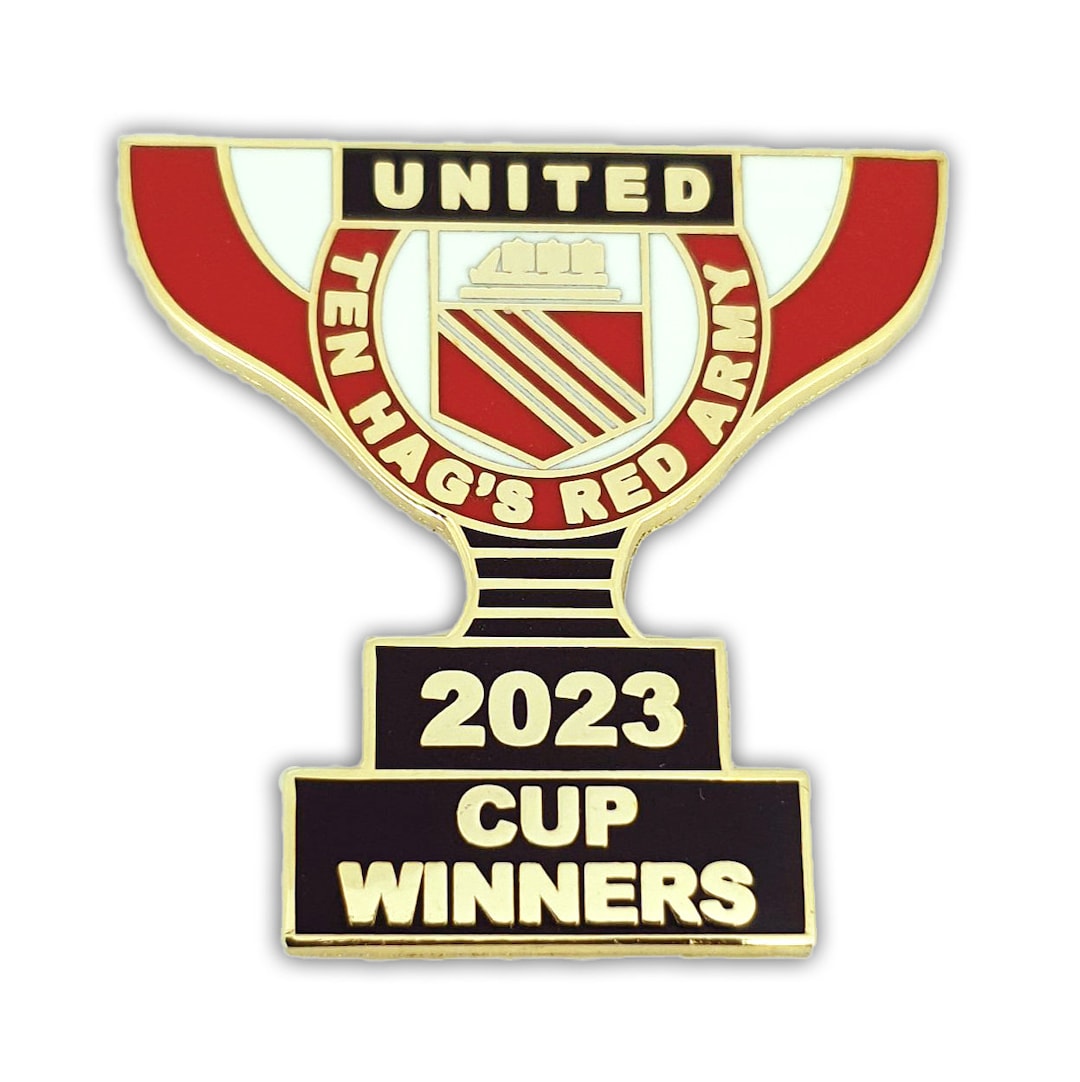 2023 League Cup Winners Ten Hag's Red Army United Badge Trophy Pin - Etsy