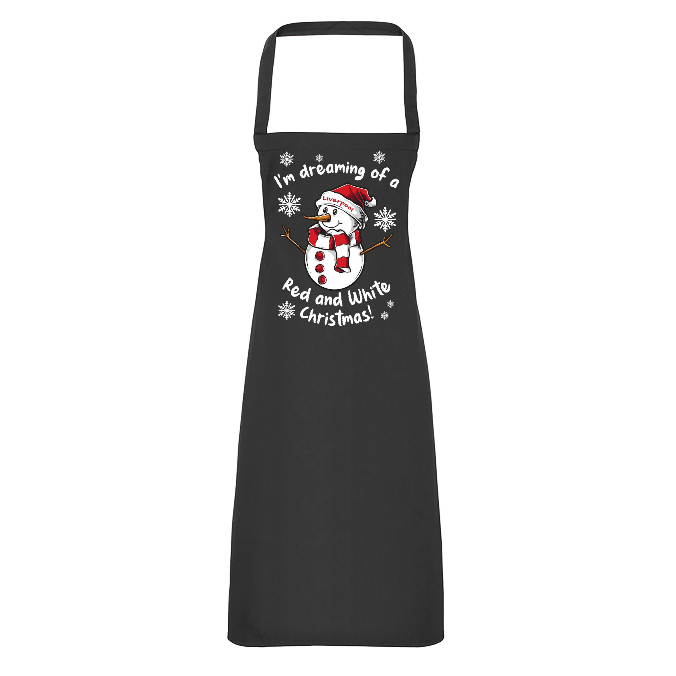 Liverpool Red and White Christmas Snowman Apron Fanmade Merchandise - Etsy
