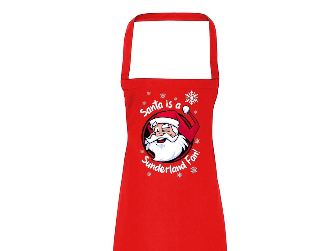 Santa is a Sunderland Fan! Apron Fanmade Christmas Merchandise - Etsy
