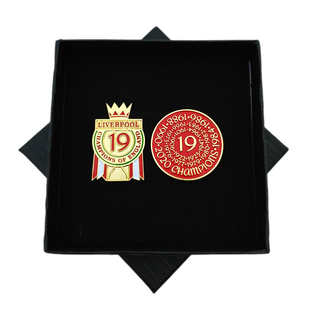 Liverpool Badge Champions 2020 Trophy 19 Gold and Years of Triumph Gift ...