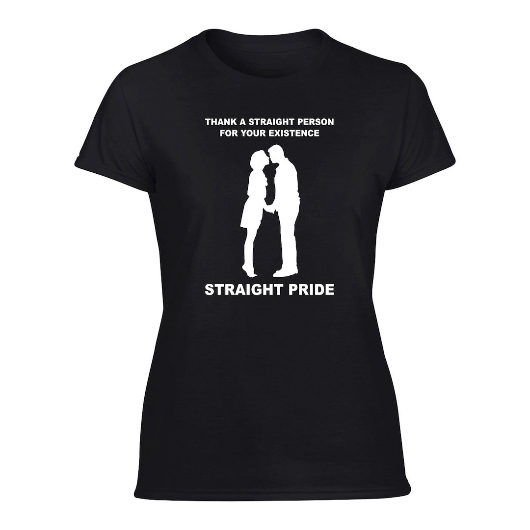 THANK A STRAIGHT PERSON Pride Women's Tshirt - Etsy