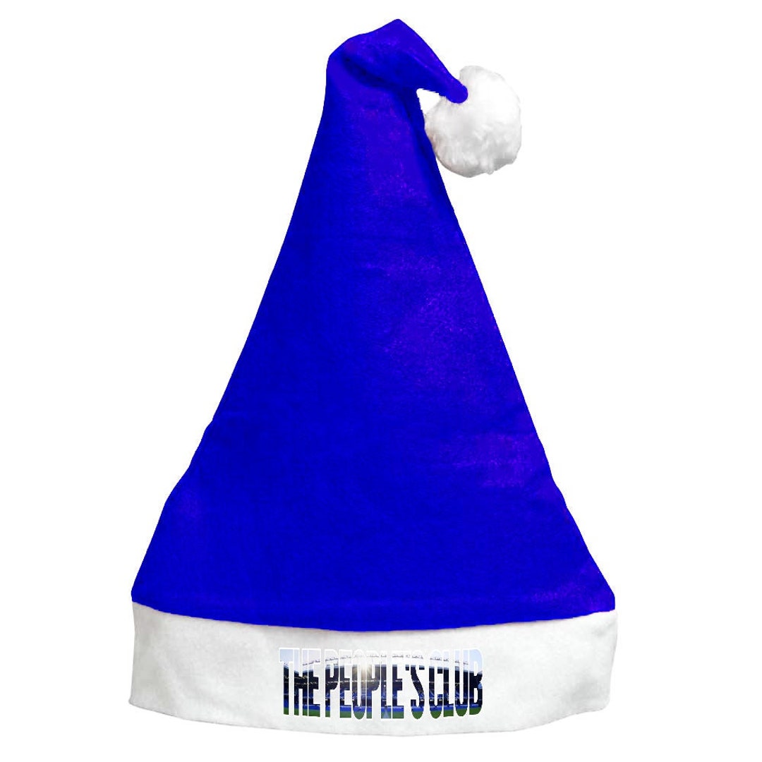 The People's Club Fanmade Santa HAT Printed Logo ROYAL BLUE - Etsy