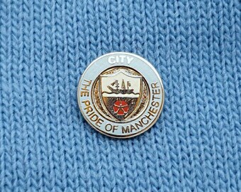 Manchester City Pin Badge - Etsy